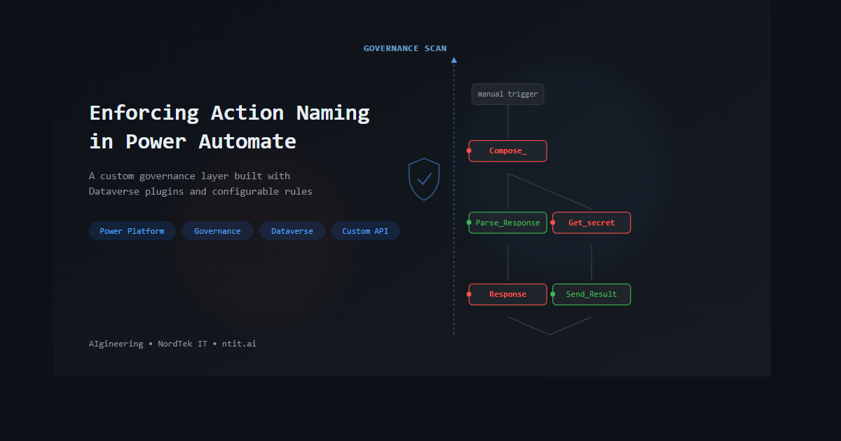Enforcing Action Naming Conventions in Power Automate | ntit.ai